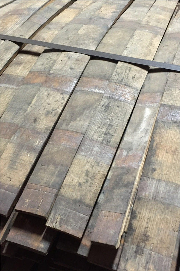 10 aged Whiskey Barrel Staves – The Antique Barrel Collection